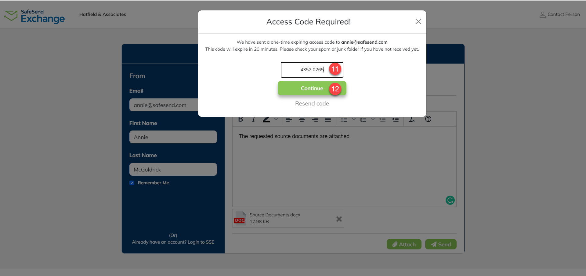 Client Experience: Upload Documents – SafeSend