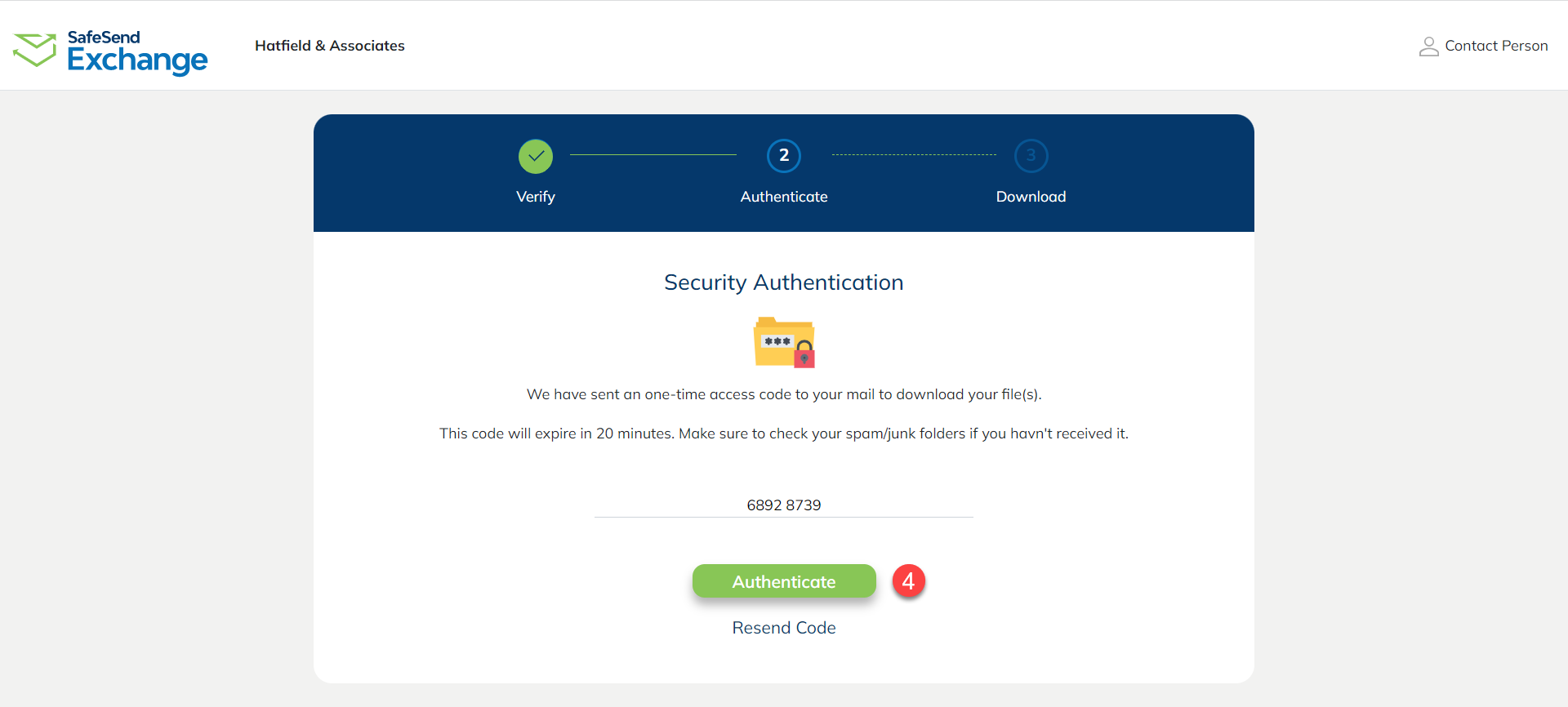 Client Experience: Download Documents – SafeSend