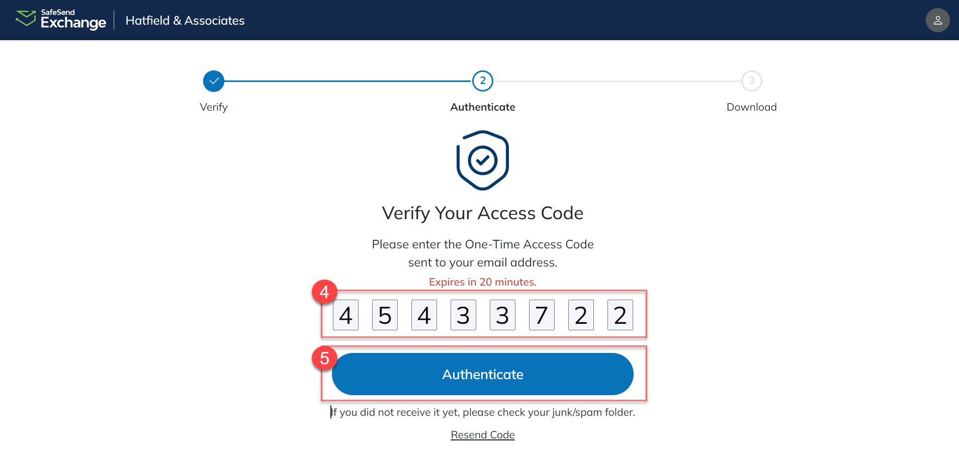 Client Experience: Download Documents – SafeSend