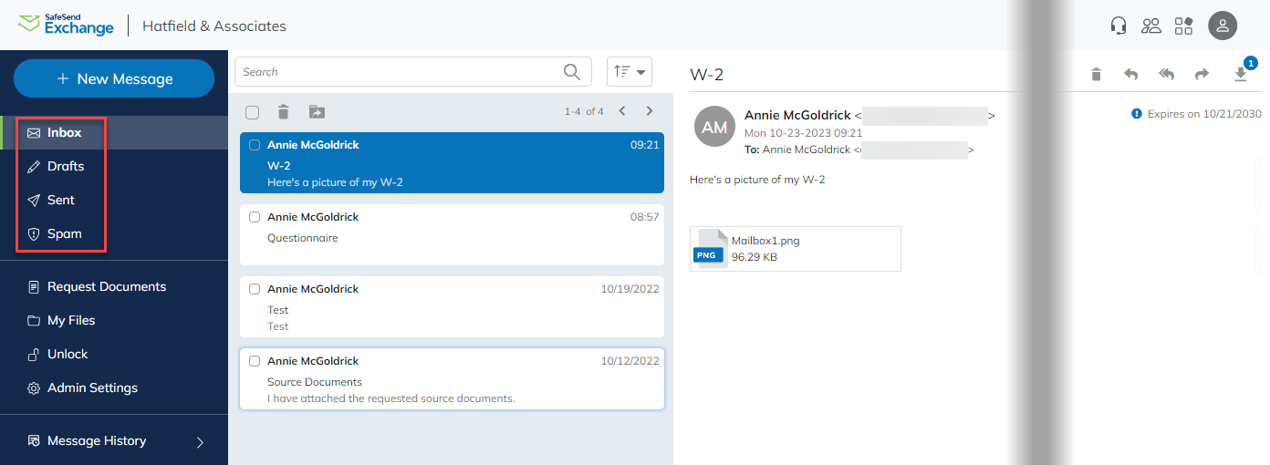 Mailbox – SafeSend