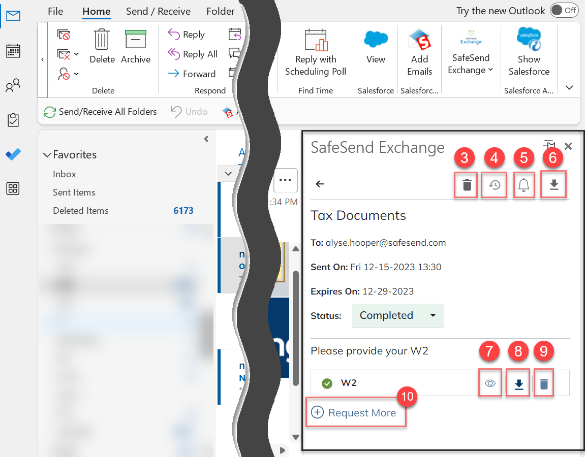Exchange Outlook® Plug-In – SafeSend